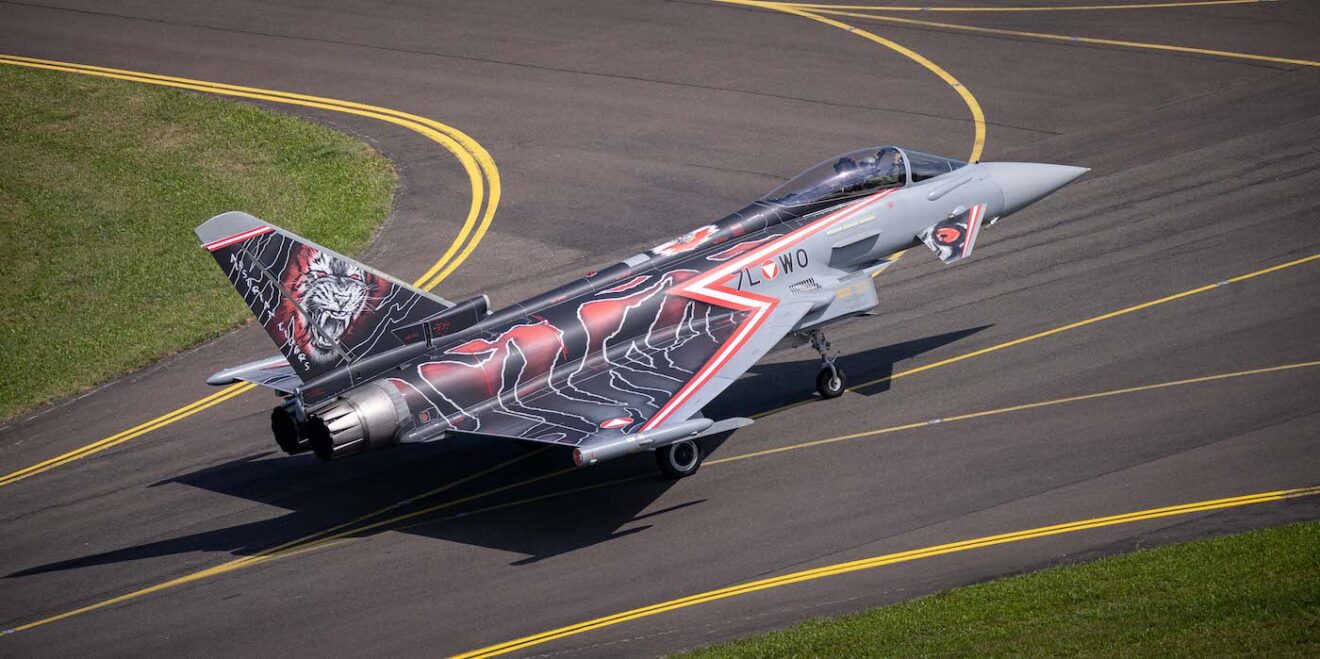 Special Paint – Bundesheer Eurofighter im neuen “Grey Tiger” Look ...